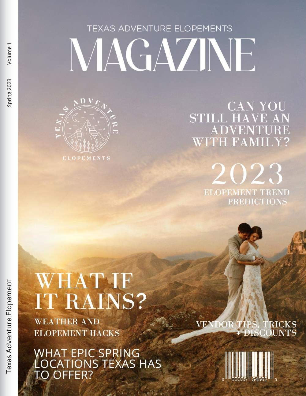 Texas Adventure Elopement Spring Issue Volume 1 - texaselopement.com